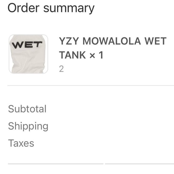 Yeezy | Tops | Yzy Mowalola Wet Tank | Poshmark